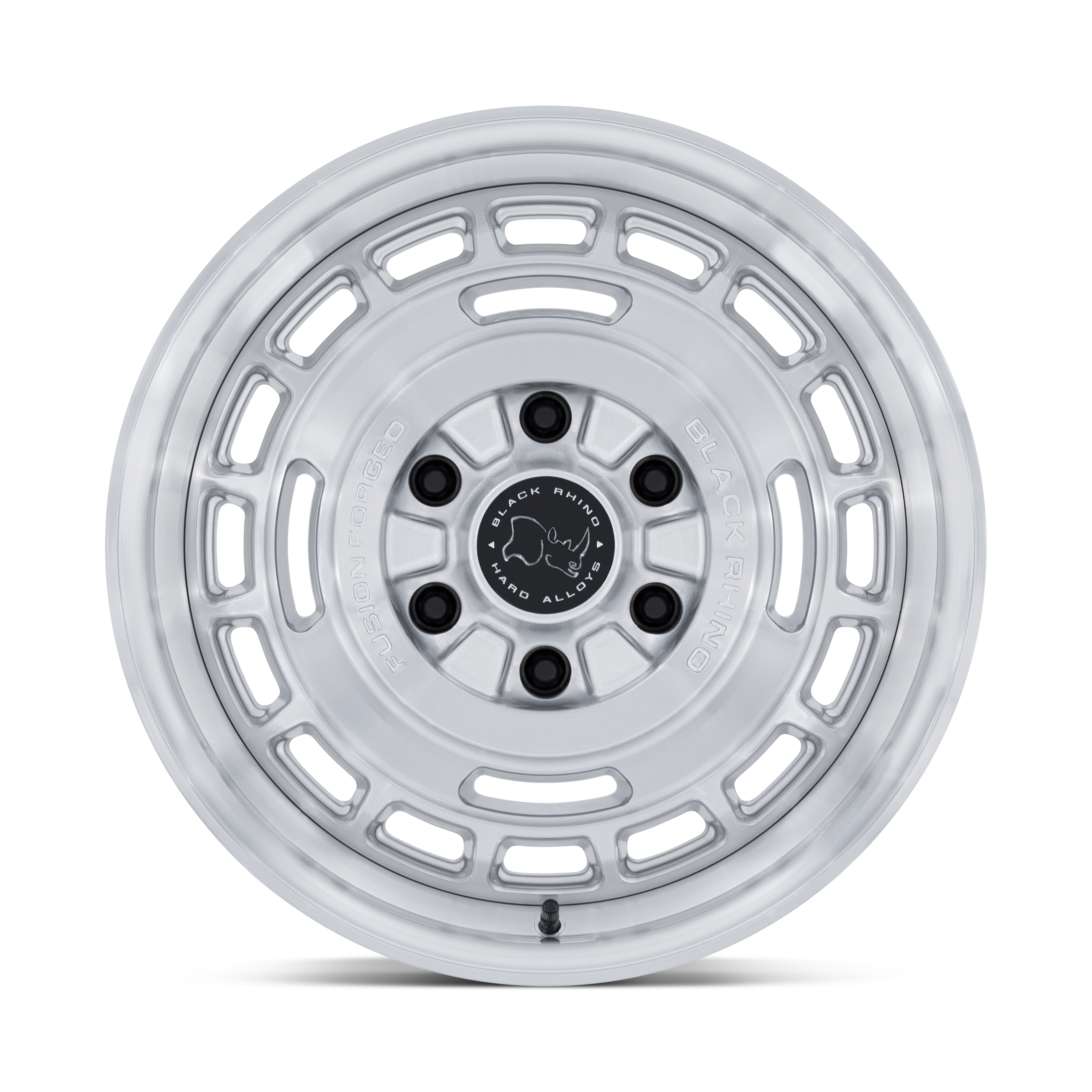 17x8.5 Black Rhino BR600 Vagabond Gloss Silver w/ Machined Face ...