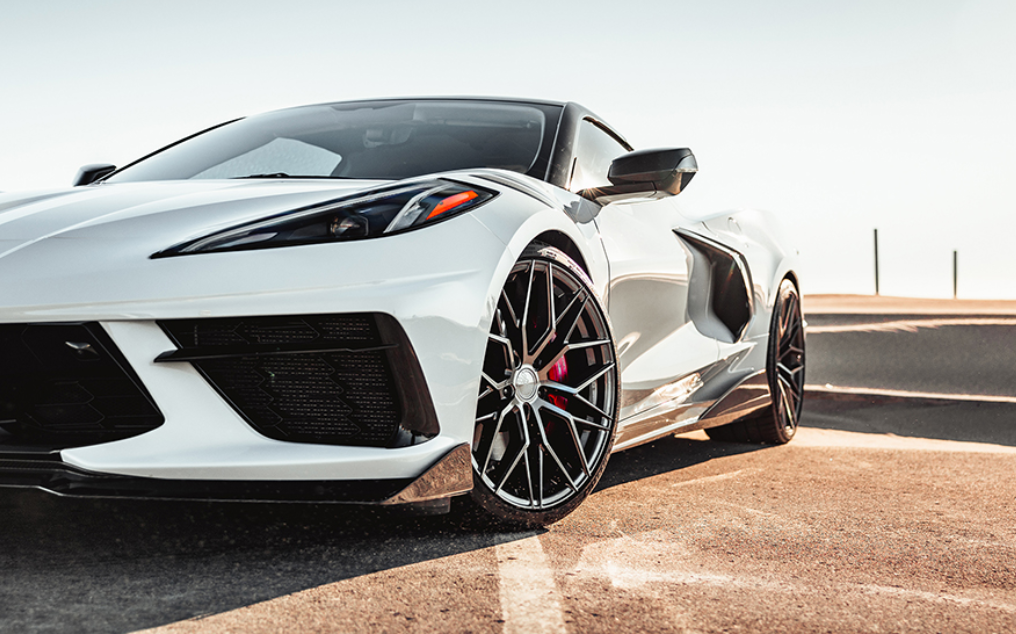 20x9.0 / 21x12.0 Avant Garde M520R for C8 Corvette Dark Graphite Metal ...