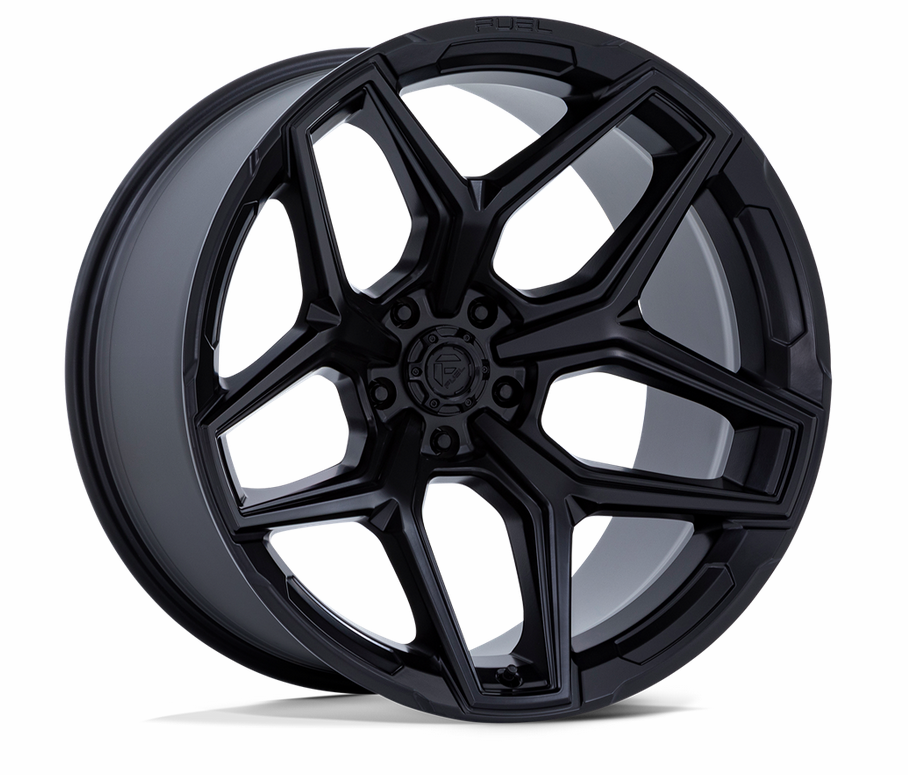 20x10 Fuel Flux 5 FC854MX Blackout – Darkside Motoring