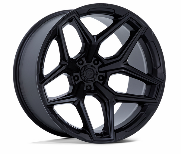 20x10 Fuel Flux 5 FC854MX Blackout – Darkside Motoring
