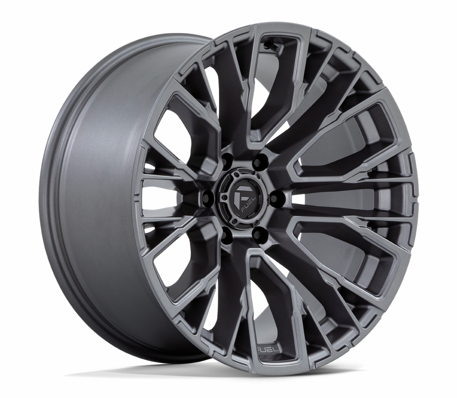 17x9.0 Fuel Rebar 6 D848 Matte Gunmetal – Darkside Motoring