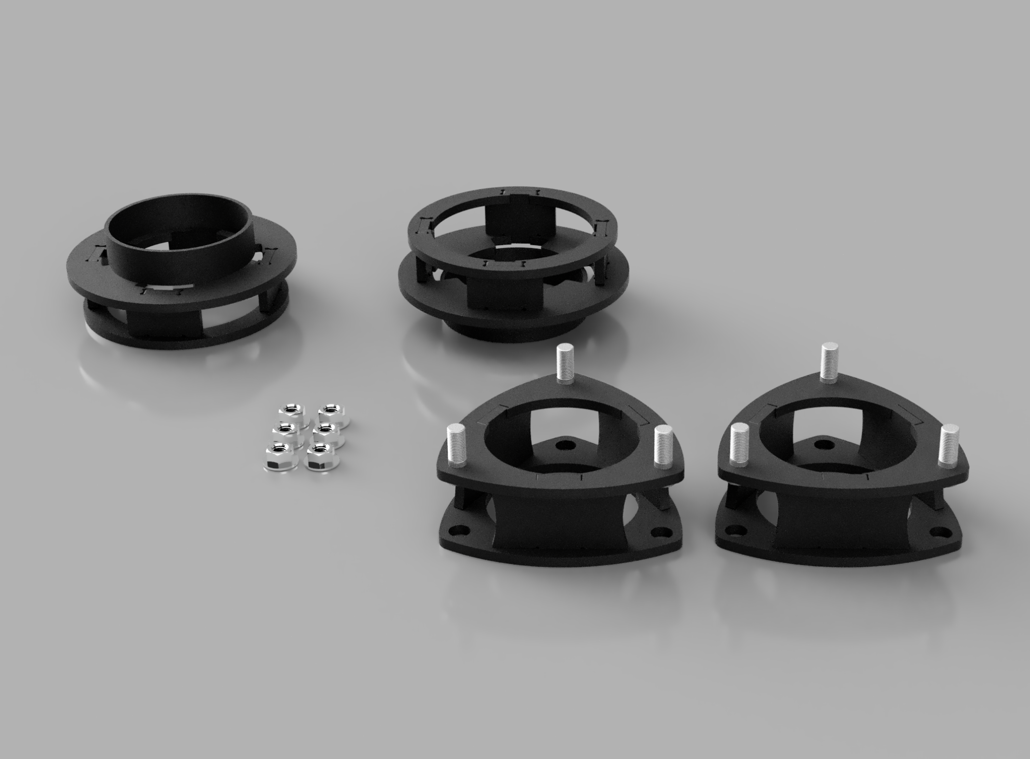 Traxda Leveling Kit 2004-2020 Toyota Sienna - 2" Front / 1.8" Rear 906 ...