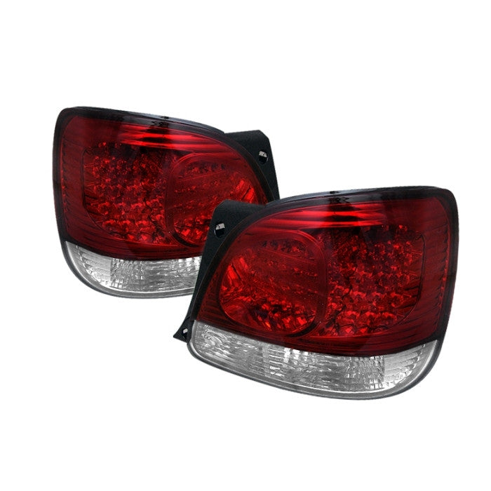 1998-2005 Lexus GS 300 / 400 LED Tail Lights - Red Clear – Darkside ...