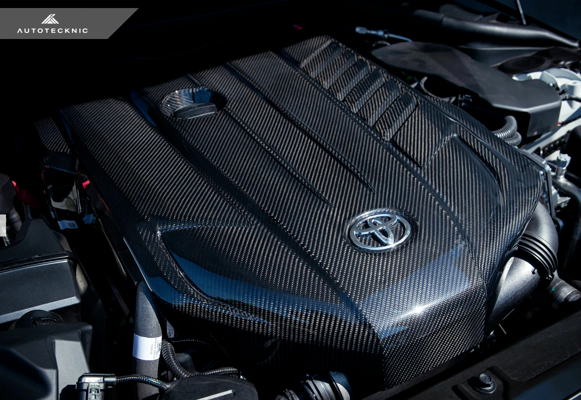 AutoTecknic Carbon Fiber Engine Cover 2020-up Toyota Supra A90 ...