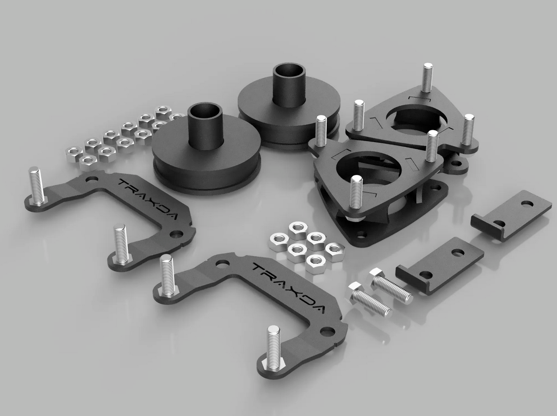 Traxda Leveling Kit 2020-2025 Ford Explorer 4×2 - 2" Front / 2" Rear 1 ...