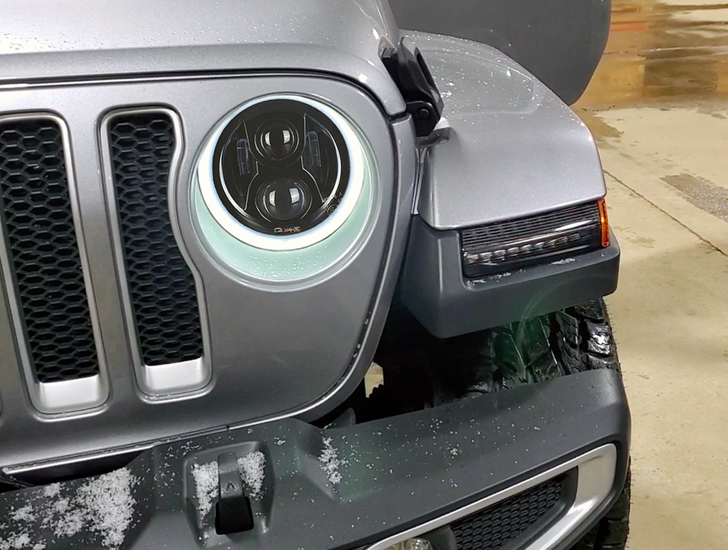 Jeep Wrangler JL/Gladiator JT Smoked LED Fender Light w/ Sequential Tu ...