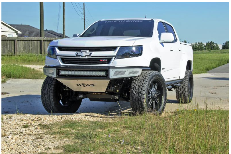 N Fab 2015-16 Chevy Colorado M-RDS Radius Pre-Runner Front Bumper w/ M ...