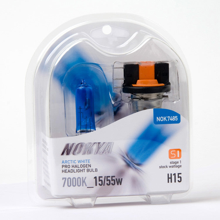 Nokya Arctic White 7000K Stage 1 Halogen Bulb H15 15/55W – Darkside ...